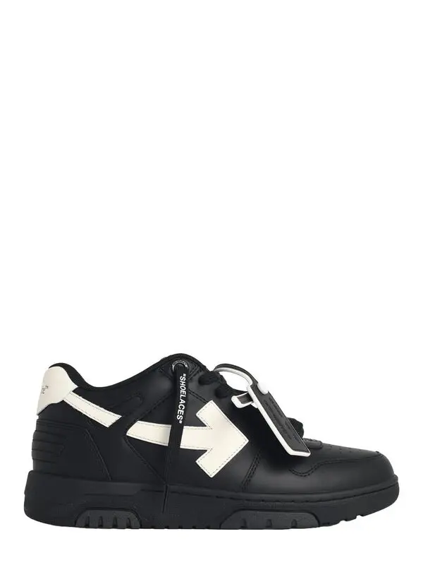 Off-White Out Of Office' Leather Sneakers - Black