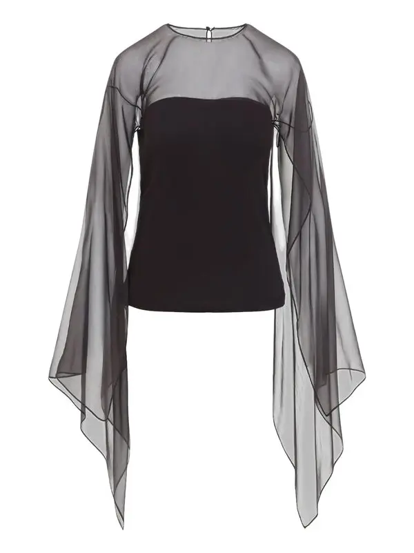 Alberta Ferretti Viscose Top - Brown