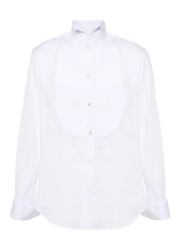 Giorgio Armani Cotton Smoking Shirt - Multicolor