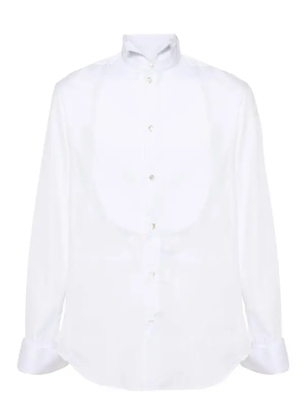 Giorgio Armani Cotton Smoking Shirt - Multicolor