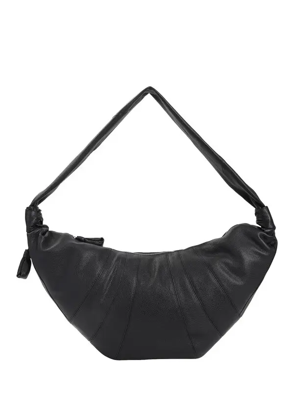 LEMAIRE Croissant Large Handbag - Black