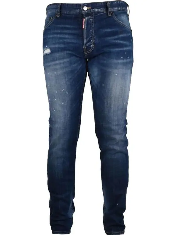 Dsquared2 Teddy Fit Denim Trousers - Blue