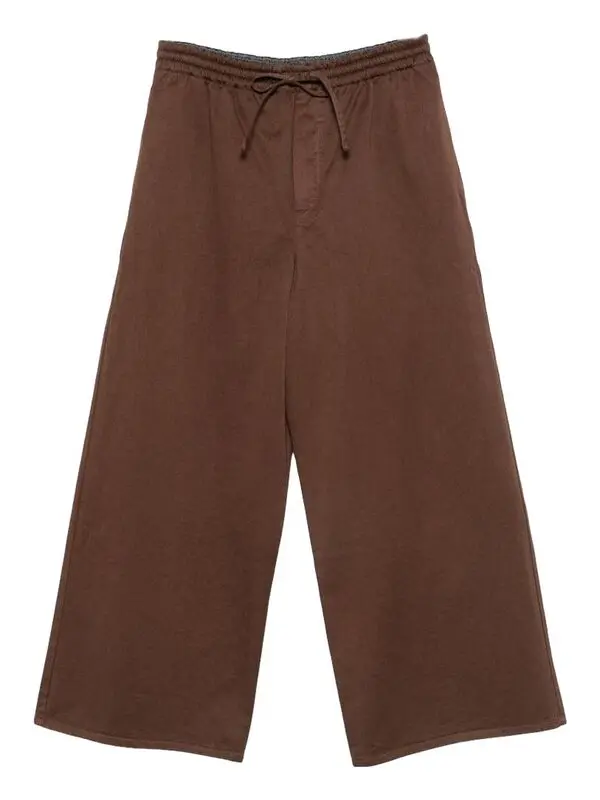 Loewe Cotton Drawstring Trousers - Multicolor