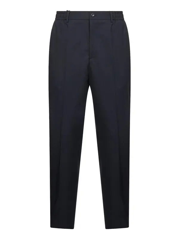 Tagliatore Stretch Virgin Wool Blend Trousers - Multicolor