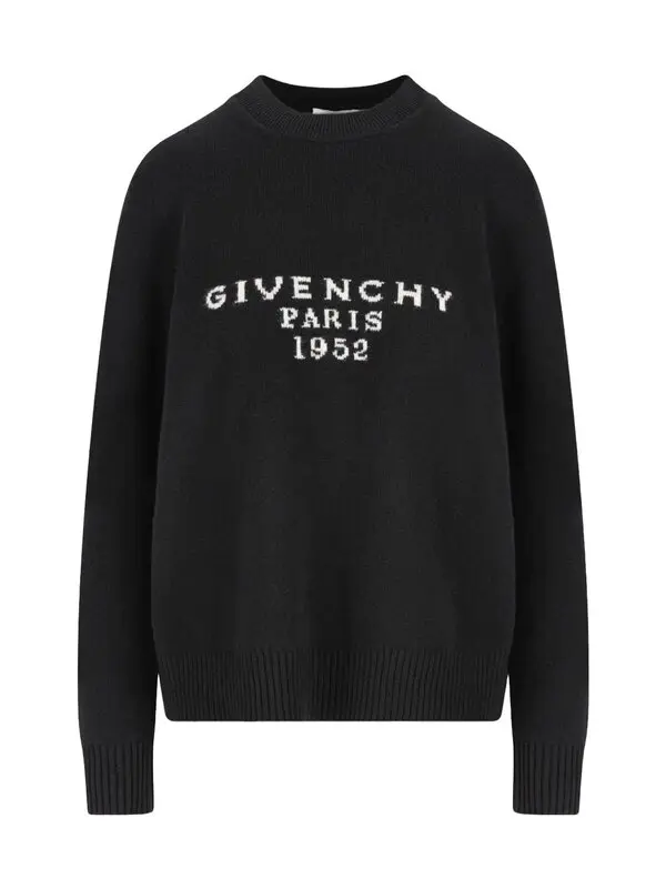 Givenchy Wool And Cashmere Paris 1952 Pullover - Black