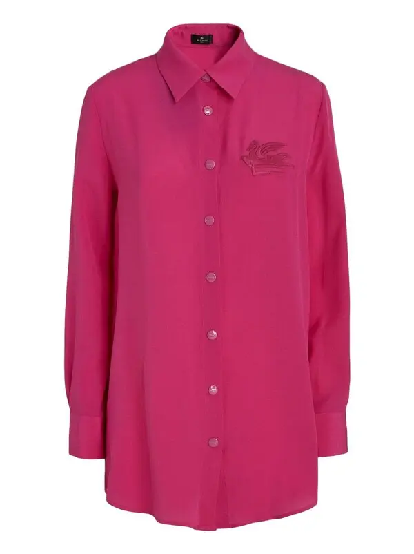 Etro Classic Collar Button Up Long Sleeve Shirt - Multicolor