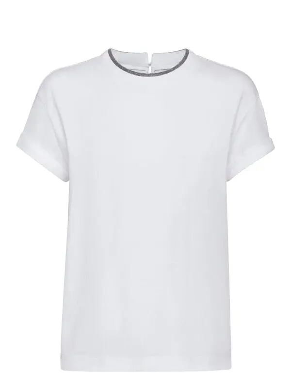 Brunello Cucinelli Tops T-shirts & Jerseys - White