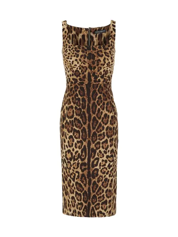 Dolce & Gabbana Animal Pattern Dress - Multicolor