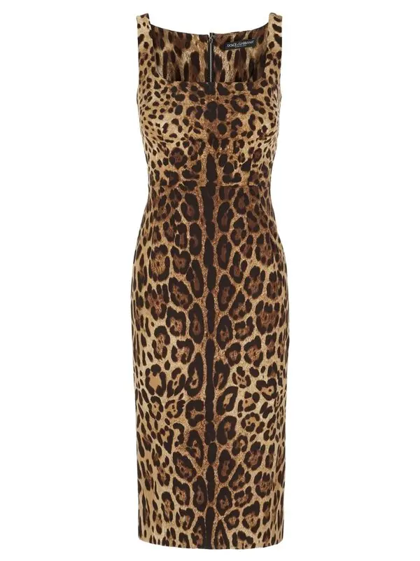 Dolce & Gabbana Animal Pattern Dress - Multicolor