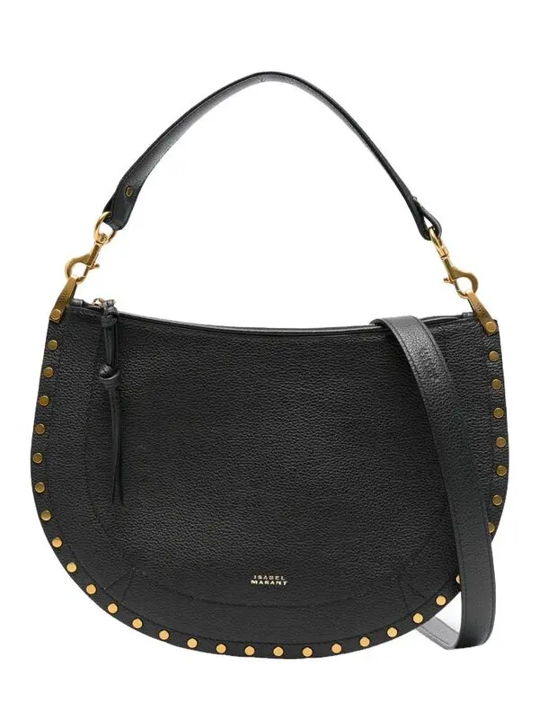 Isabel Marant Étoile Grained Leather Satchel - Black