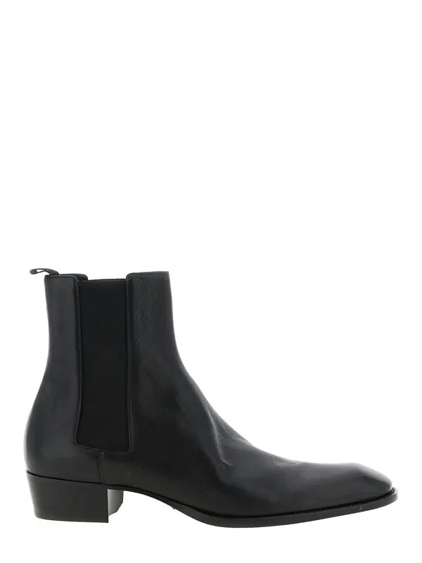 Saint Laurent Stanton Ankle Boots - Black