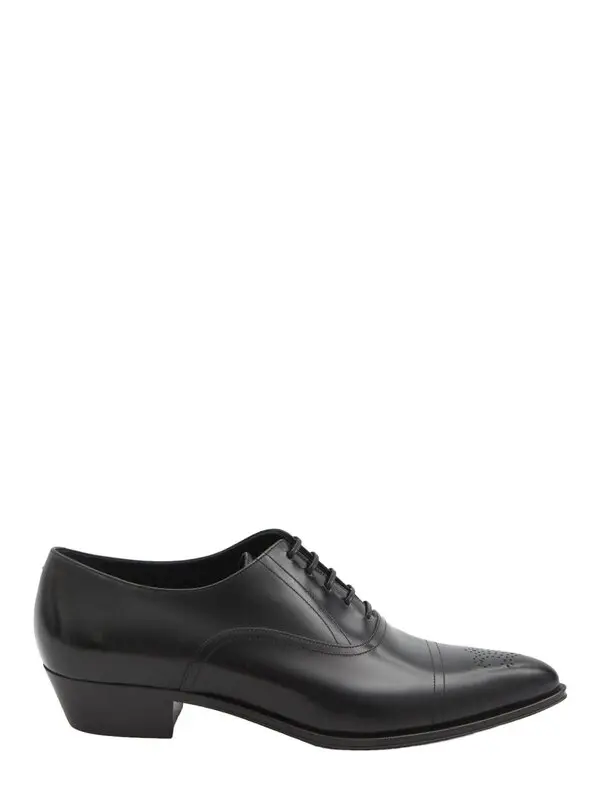 Celine Cadillac Leather Oxford Shoes - Multicolor