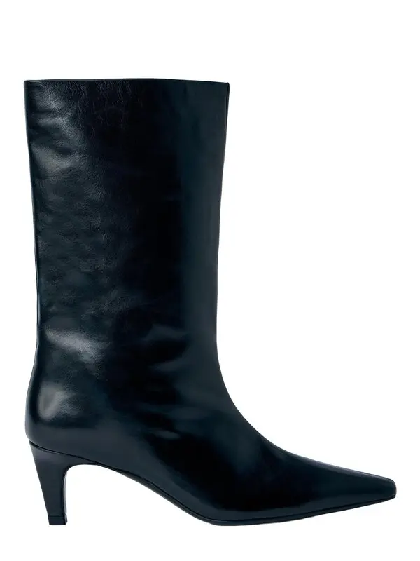 JUDE Cave Mid Calf Boots - Black