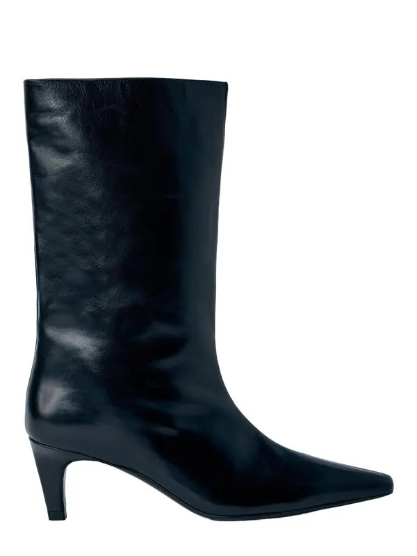 JUDE Cave Mid Calf Boots - Black