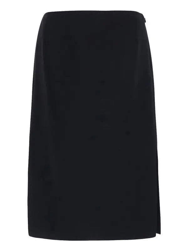Fendi Wool And Silk Blend Skirt - Multicolor
