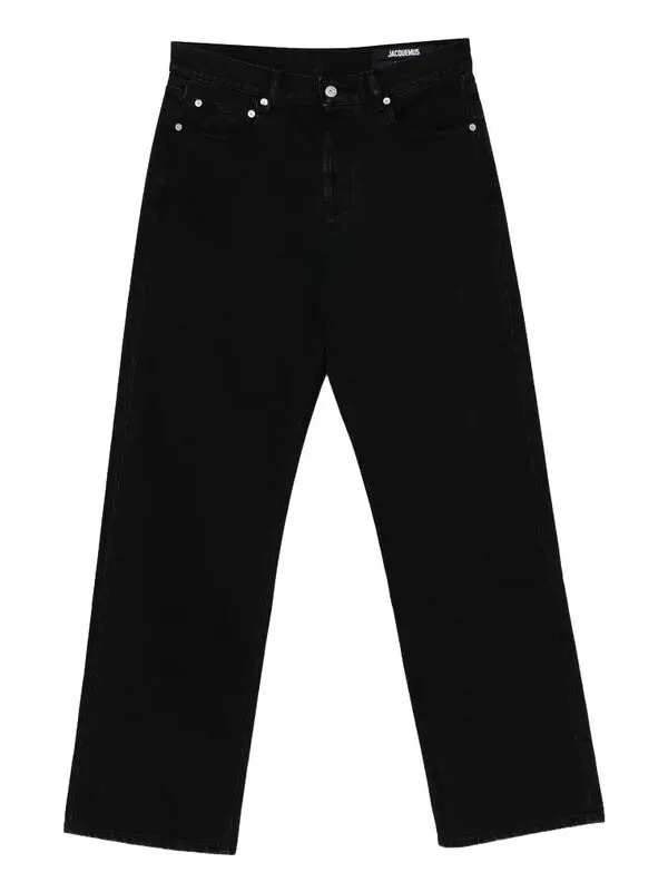 Jacquemus Regular & Straight-leg Jeans - Black