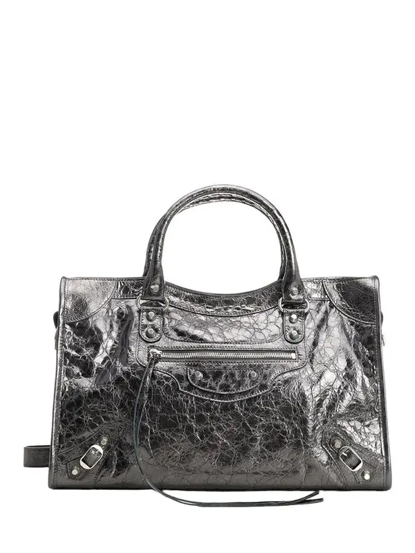 Balenciaga Le City Medium Stock Exchange Bag - Gray