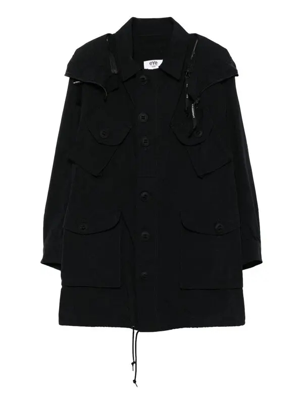 Junya Watanabe Nylon Parka Coat - Multicolor