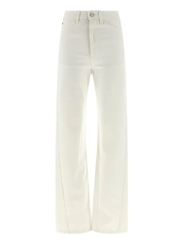 LEMAIRE Twisted Denim Pants - White