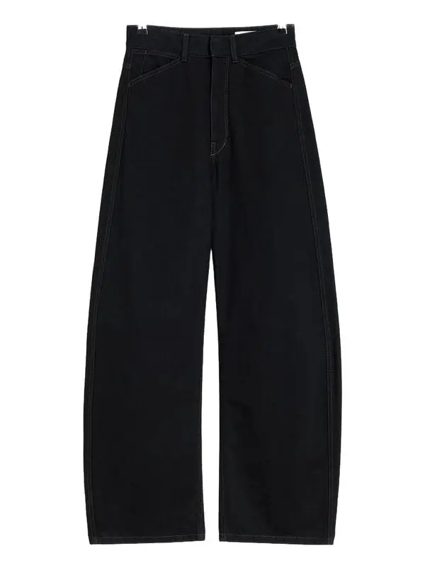 LEMAIRE Denim Wide-leg Jeans - Black