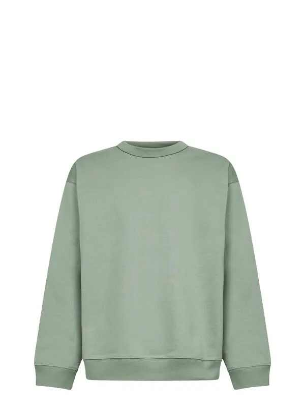 Dries Van Noten Sage Green Cotton Oversized Sweatshirt - Multicolor