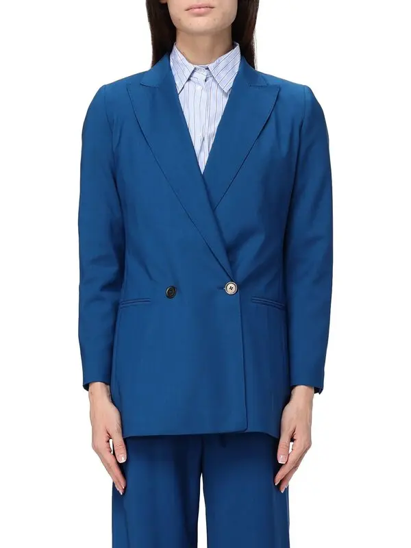 Max Mara Tailored Blazer And Trouser Set - Blue