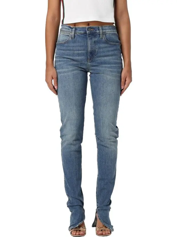 Gucci Mid-rise Skinny Fit Jeans In Cotton Denim - Blue