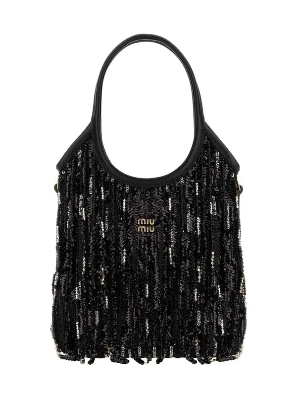 Miu Miu Mini Tote Bag - Black