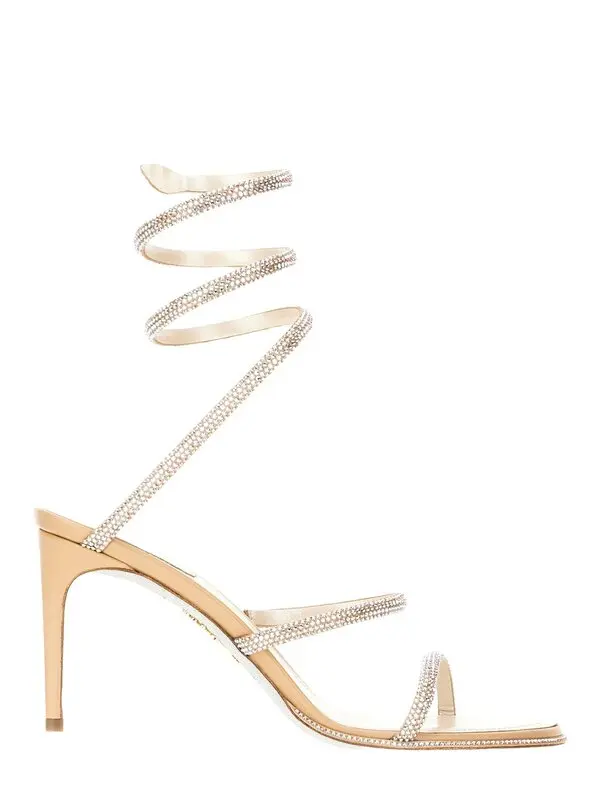 Rene Caovilla Embellished Mules - Multicolor