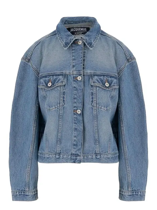 Jacquemus Cotton Denim Jacket - Blue