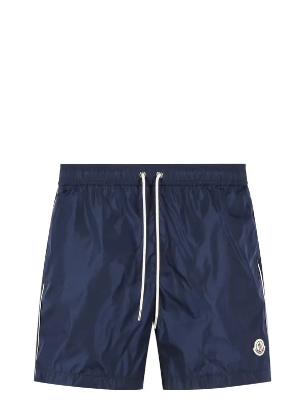 Moncler Navy Polyamide Swimsuit - Blue
