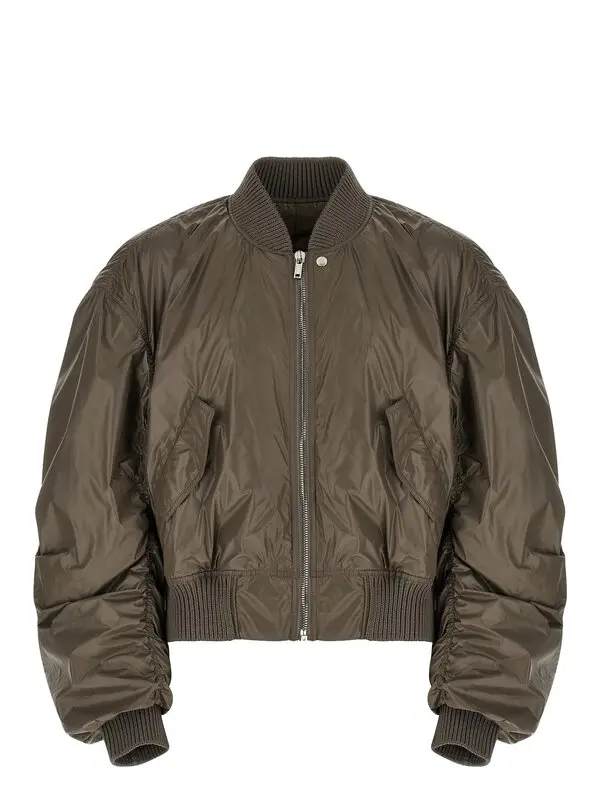 Rick Owens Secchia Flight Bomber Jacket - Gray