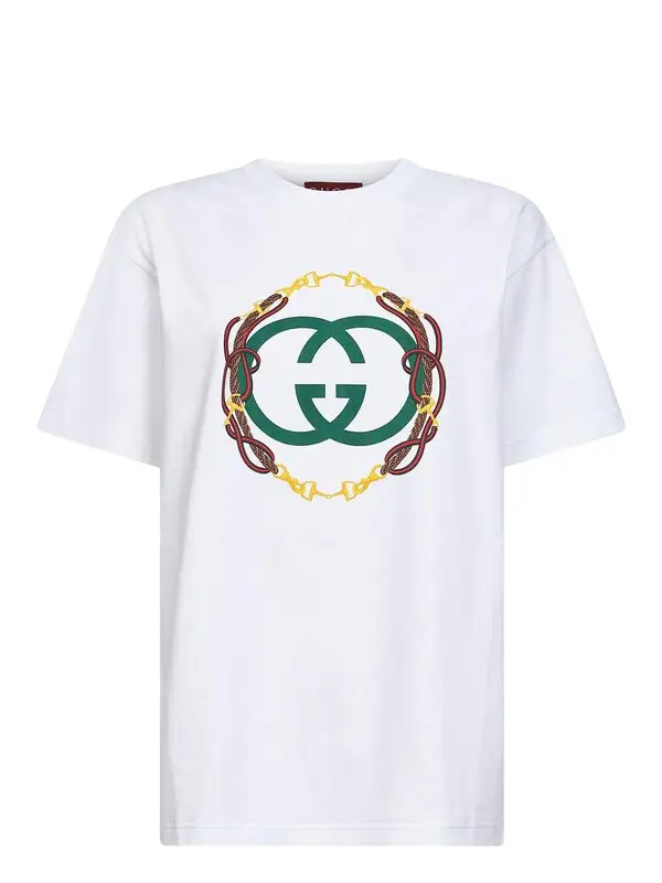Gucci Cotton Jersey Printed T-shirt - Multicolor