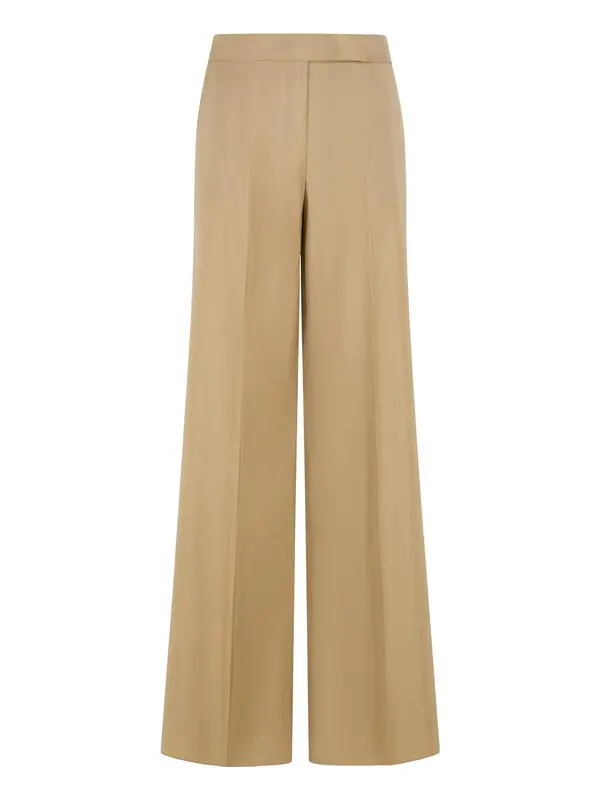 Max Mara Bronte Virgin Wool Blend Pants - Cream