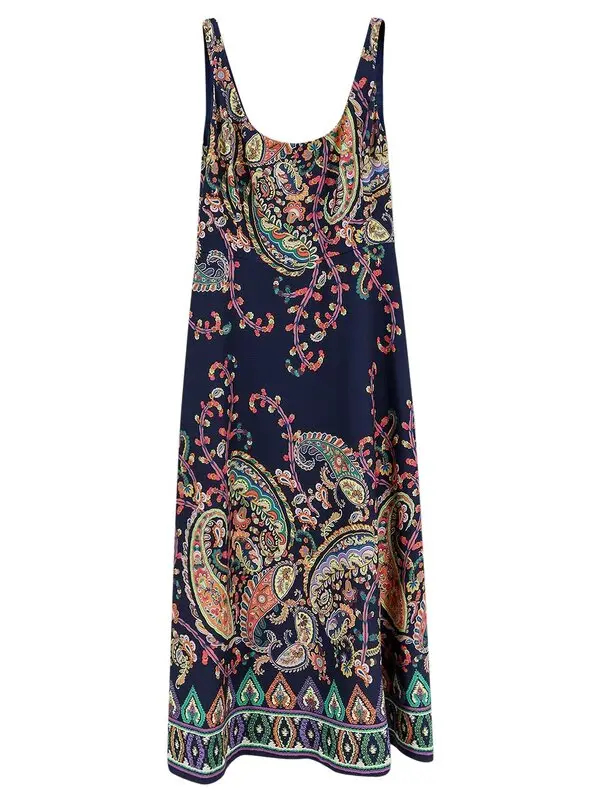 Etro Dress With Iconic Print - Multicolor