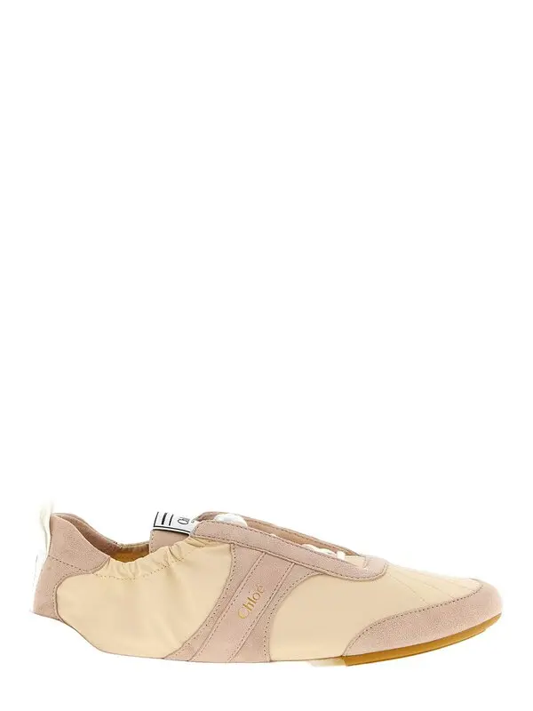 Chloé Kick Sneakers - Cream