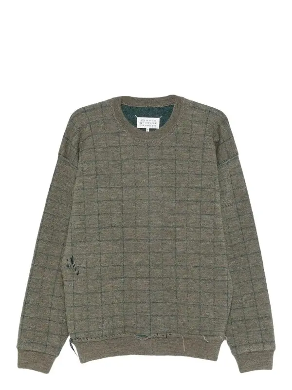 MAISON MARGIELA Wool Crew Neck - Green
