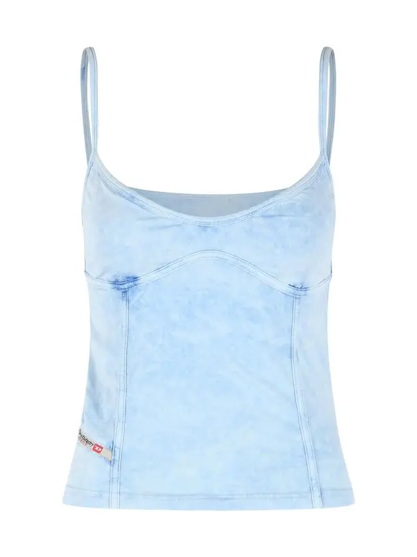 DIESEL® Ony' Light Stretch Cotton Tank Top - Blue