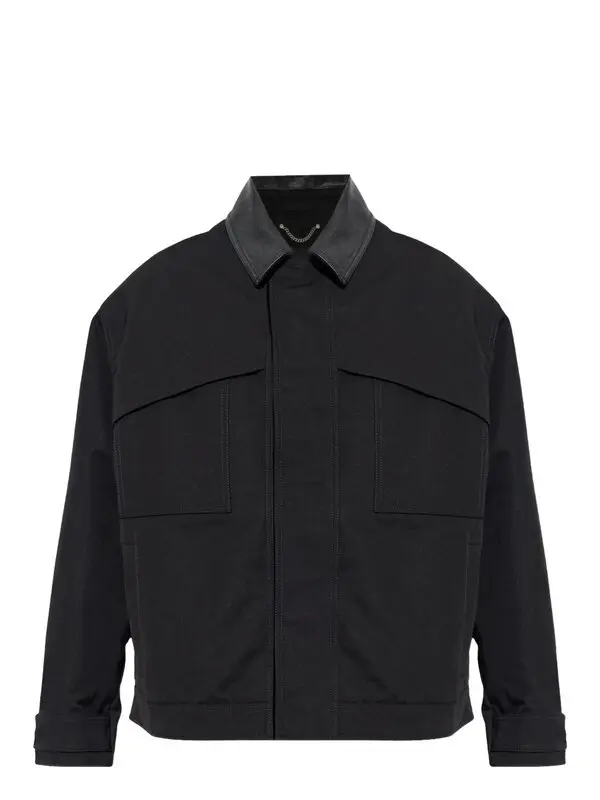 GOLDEN GOOSE Padded Leather-collar Jacket - Multicolor