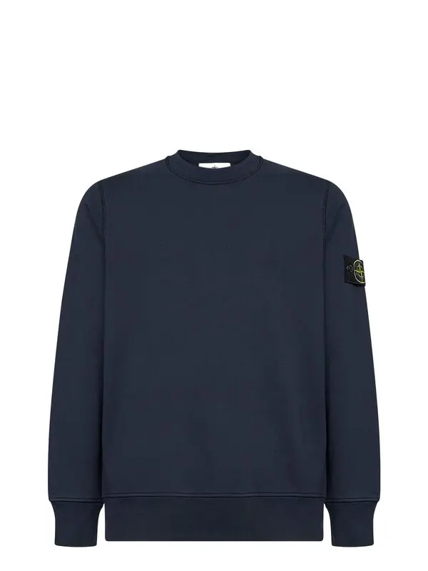 Stone Island Organic Cotton Crewneck Sweatshirt - Multicolor