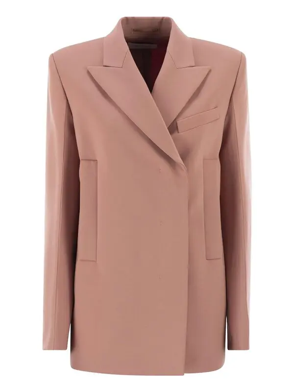Sportmax Esule Straight Blazer - Pink