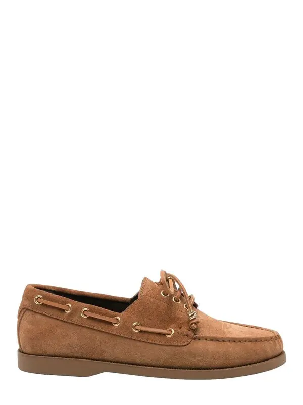 Celine Bateau Leather Boat Shoes - Multicolor