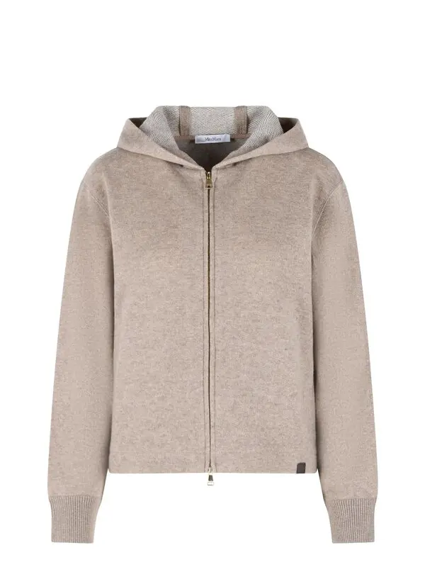 Max Mara Cashmere And Virgin Wool Sweatshirt - Cream