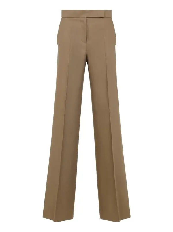 Max Mara Badesse Linen Pants - Brown
