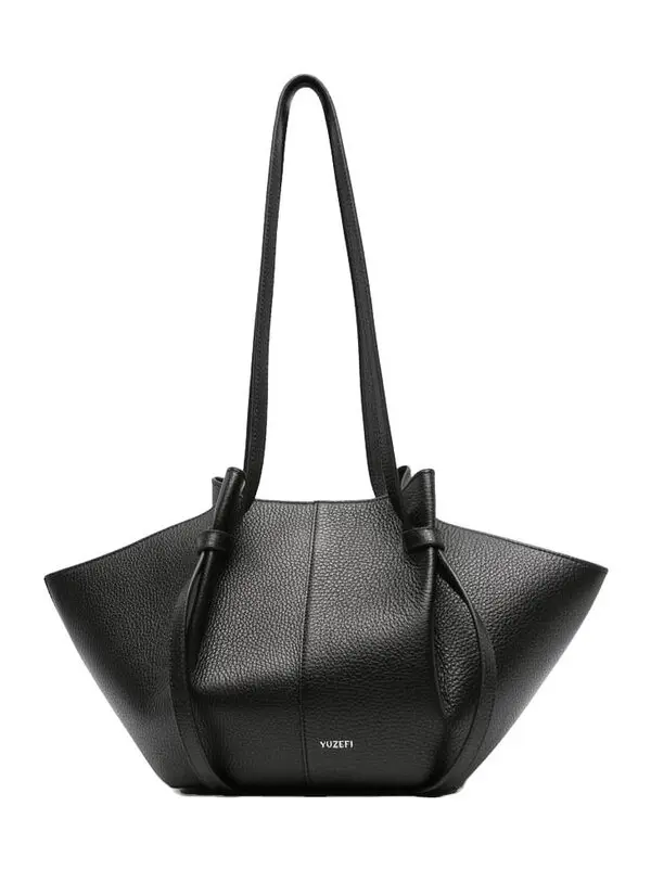 Yuzefi Calf Leather Tote - Black