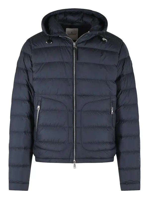 Moncler Sestriere Hooded Down Jacket - Blue