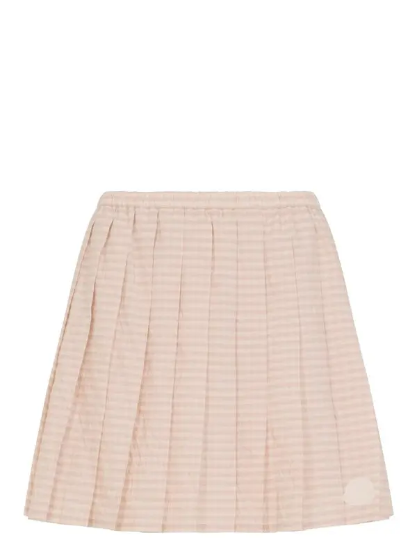 Moncler Gingham Pleated Skirt - Multicolor