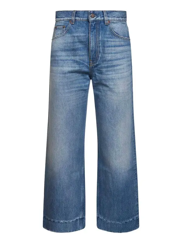 Chloé Organic Cotton Denim Jeans - Multicolor