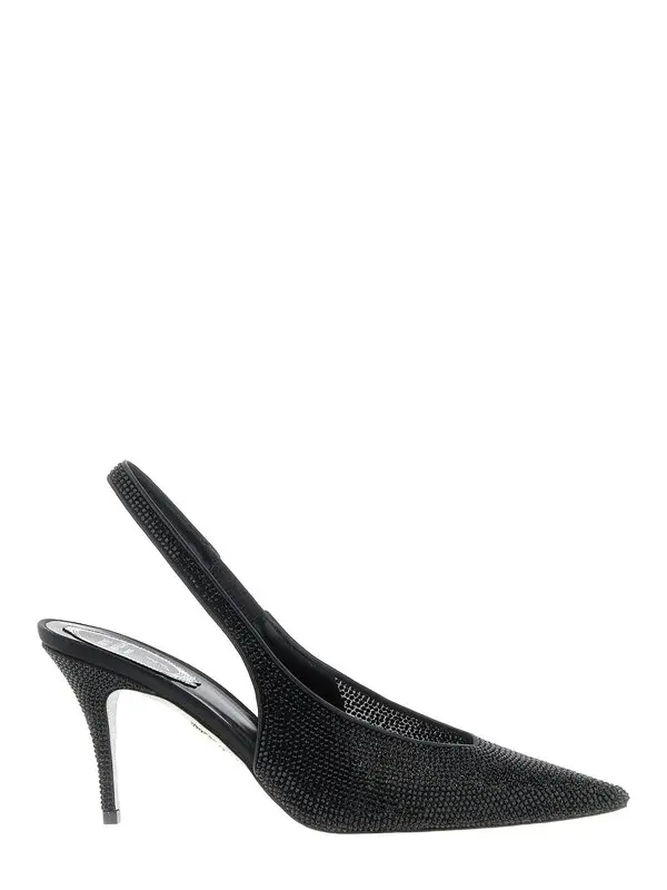 Rene Caovilla Jinny Slingback - Black