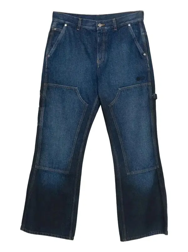 Off-White Gothic Ow` Flare Carpenter Jeans - Multicolor